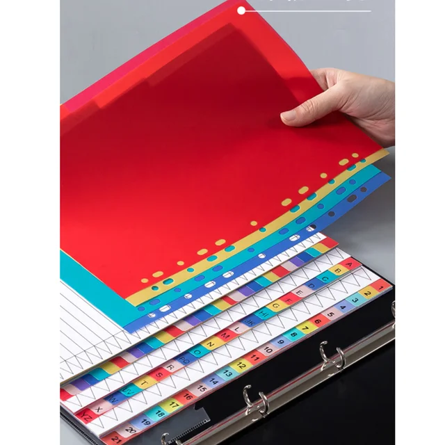 Plastic Folder With Dividers