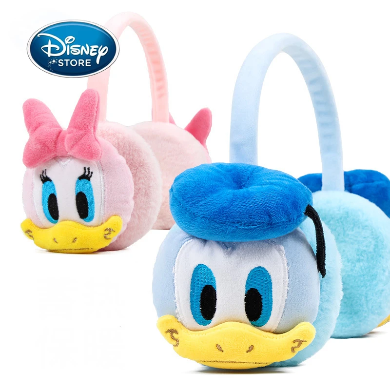 Disney Boy Girl Winter Warm Earmuffs Cartoon Donald Duck Daisy Plush ...