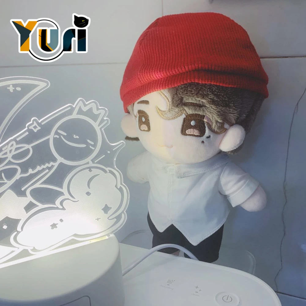 New Limit MCYT Wilbur Soot 20cm Plush Doll Change Clothes Outfit Suit ...