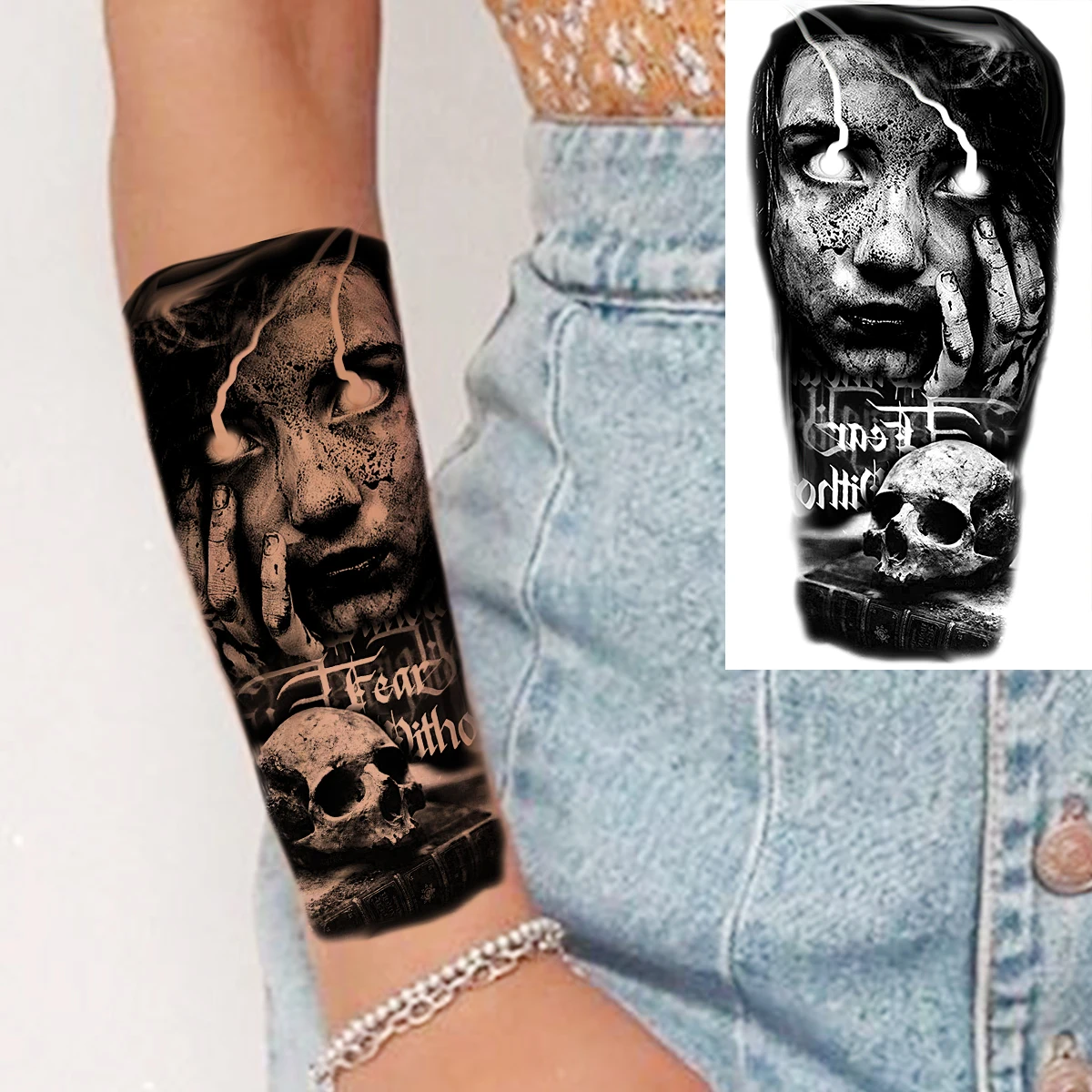 Forearm Bone Tattoo