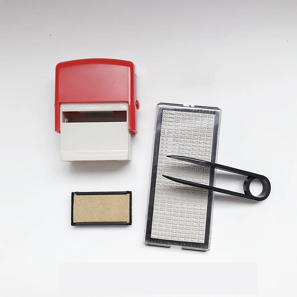 Kit-de-sello-de-goma-personalizado-sello-surtido-de-Dial-de-tinta-autom ...
