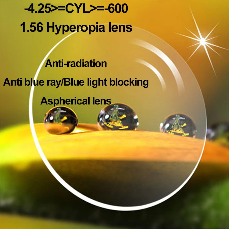 Super High Cyl-4.25 ~ - 6.00 Anti Blue Ray Prescription Lens Anti ...