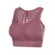 2022 Seamless Sports Bra Top Fitness Women Racerback Running Crop Tops Femme Pink Workout Padded ...
