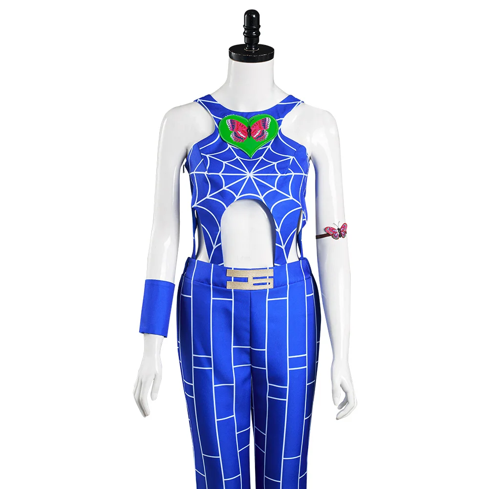 Anime JoJo‘s Bizarre Adventure Jolyne Cujoh Cosplay Costume ...