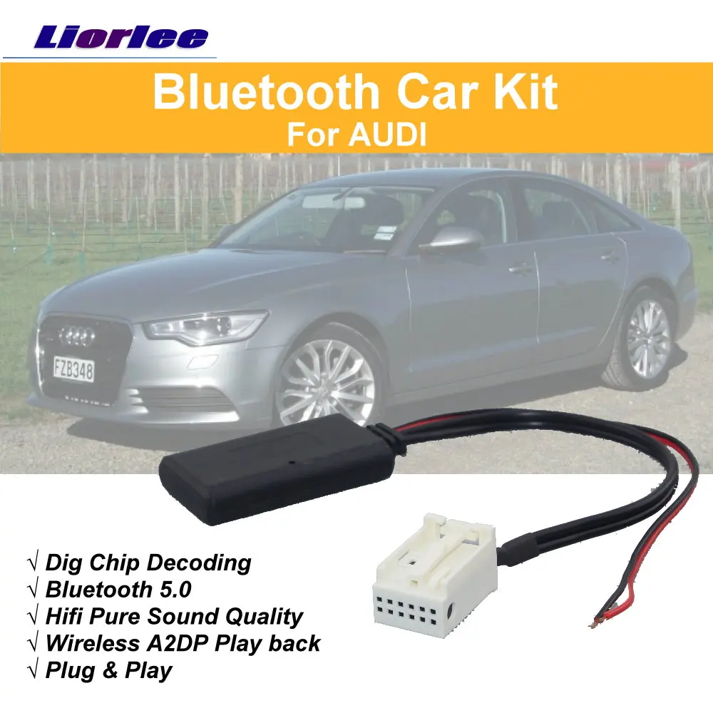 Bluetooth-Car-Kit-For-Audi-Chorus-Electronic-BT-Music-12Pins-Interface ...