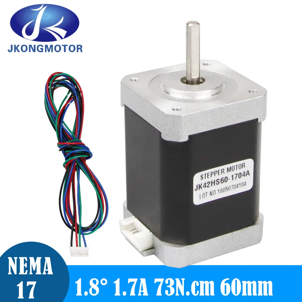 3d Printer Motor | Stepper Motor | Nema17 60mm - Nema17 Stepper Motor 1.8deg 1.2a 1.7a - Aliexpress