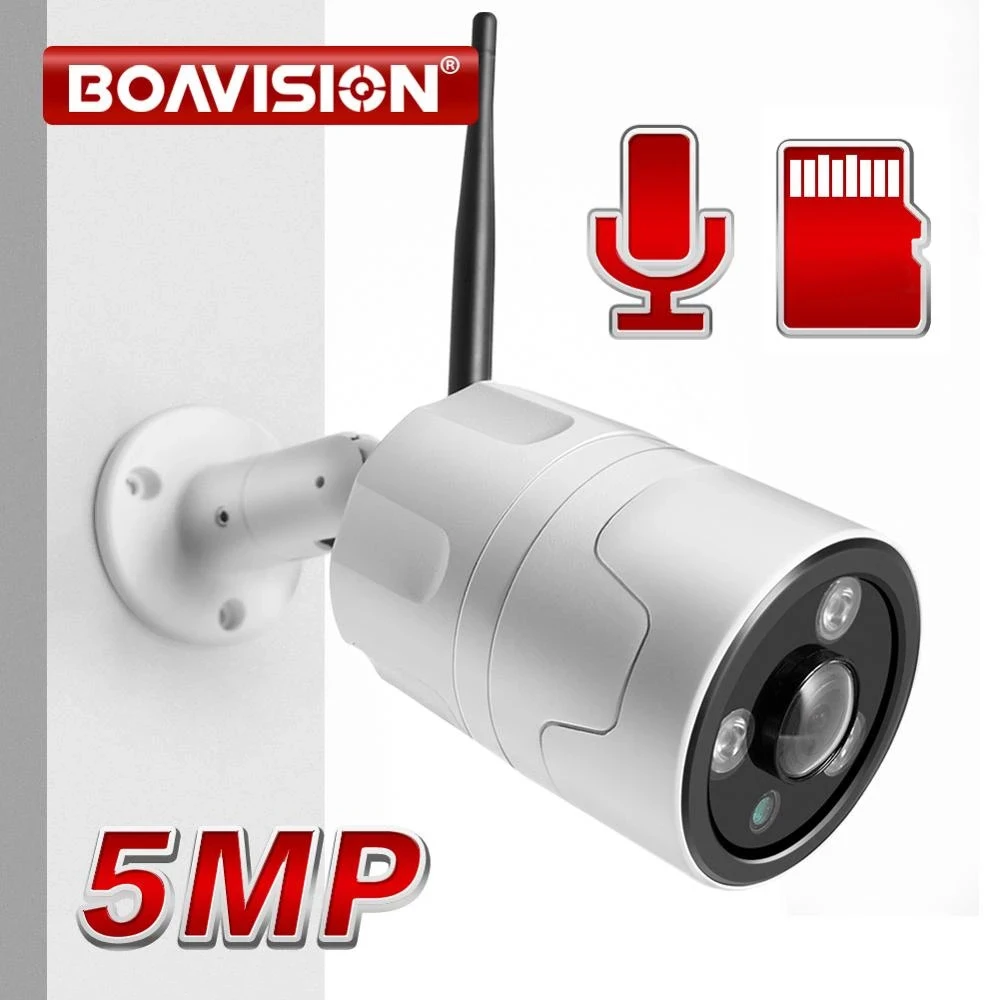 HD 1080P 5MP Bullet IP Camera WIFI Wireless Security CCTV Camera ...