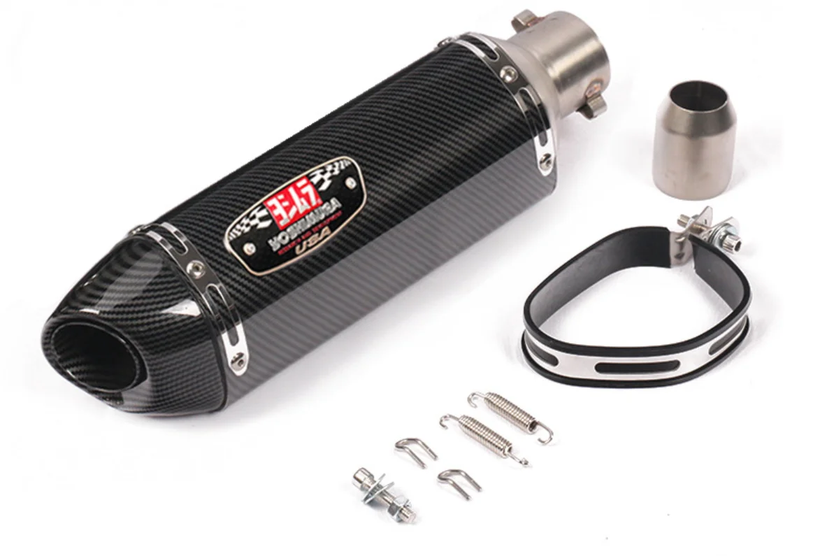 Universal 51mm Inlet Motorcycle Yoshimura Exhaust Muffler for FZ1 R6 ...