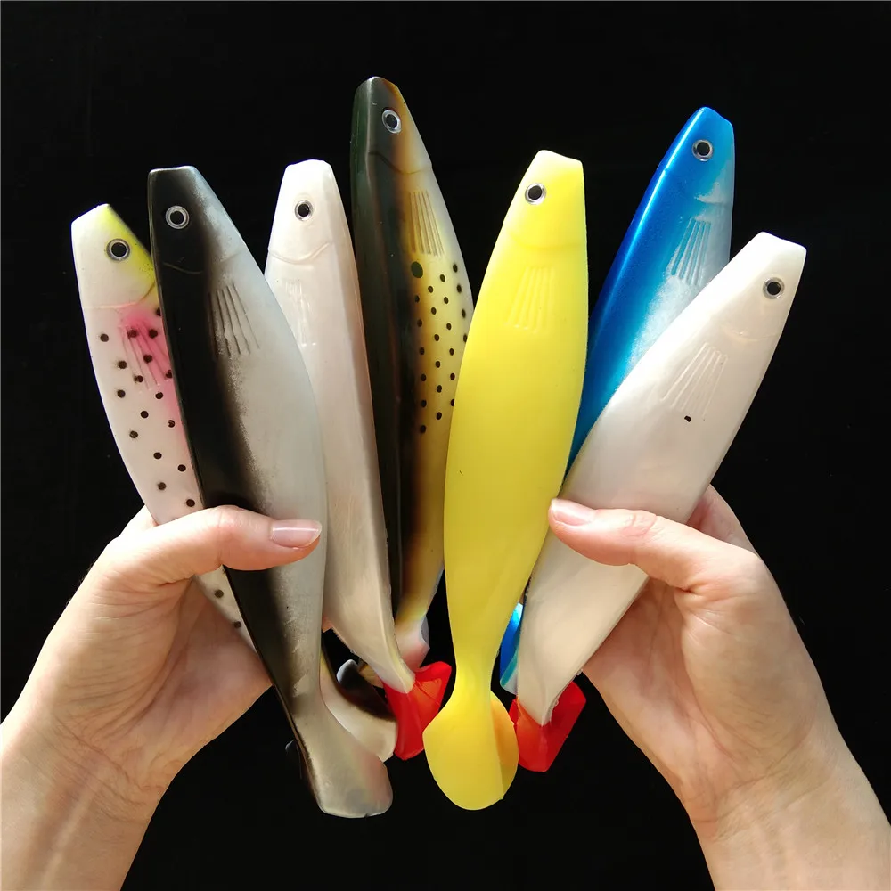 Shad Soft Bait Sea Fishing | Rubber Fishing Worm Jig | Shad Soft Swim ...