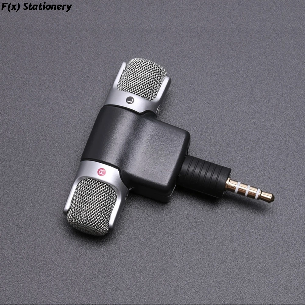 Microphone,Microphone en métal portable 3.5mm Jack Lavalier pince à ...