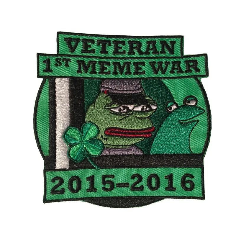 3-5-Pepe-Veteran-of-First-Meme-War-Patch-Pepe-frog-Shadilay-Kek ...