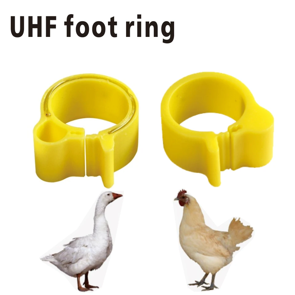 50pcs 860~960mhz Uhf Rfid Animal Foot Ring Chicken Duck Goose Foot ...