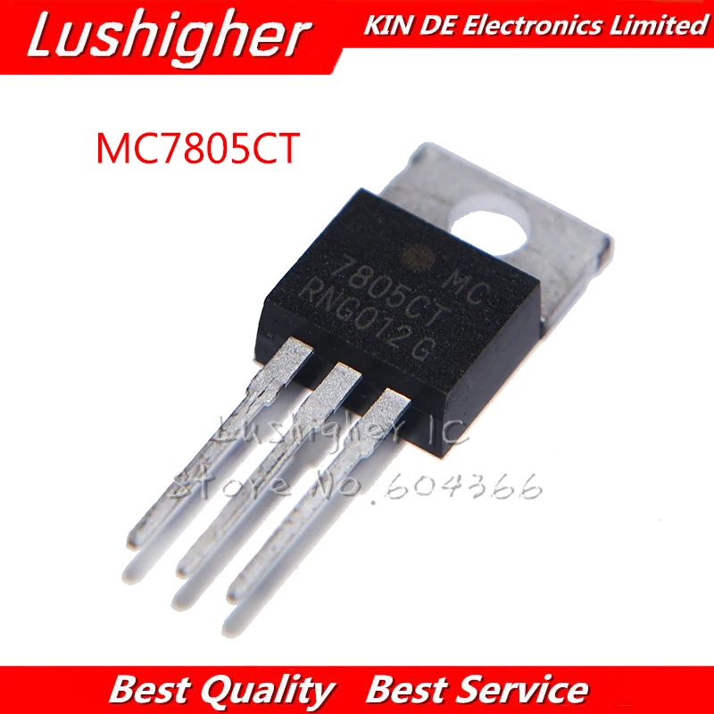 10pcs/lot Three-Terminal Regulator MC7805CT 7805CT MC7805CTG% 100 Authentic TO-220 tillescenter ...