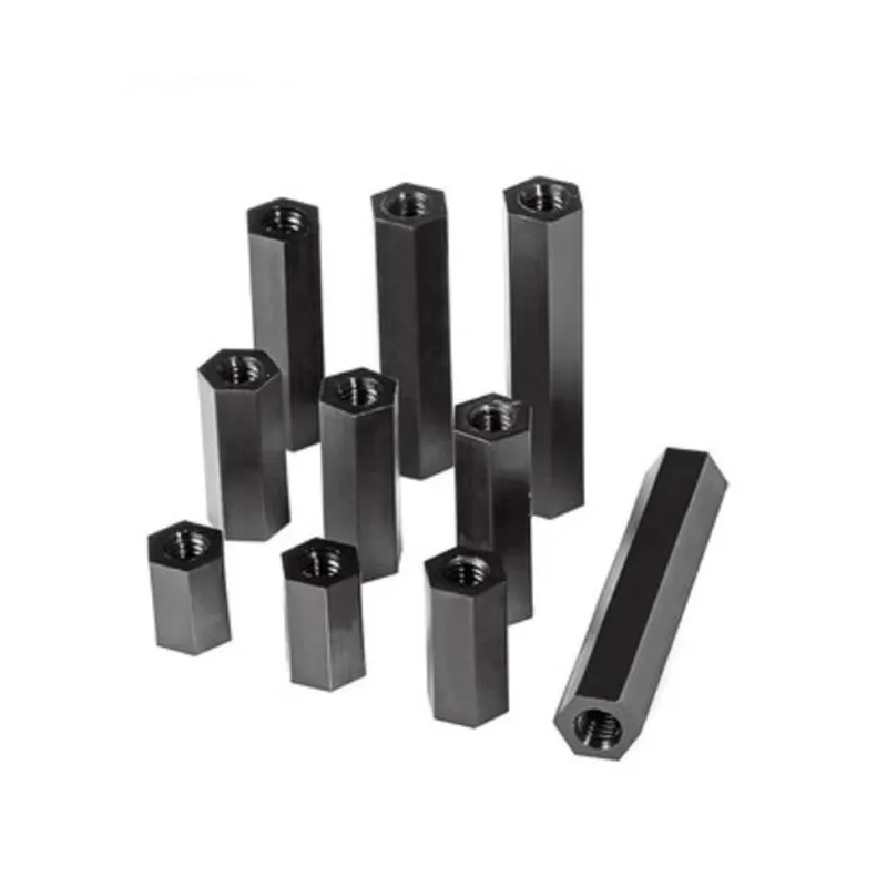 50PCS-20PCS-black-nylon-standoff-M2-M2-5-M3-M4-L-female-to-Female-Black ...