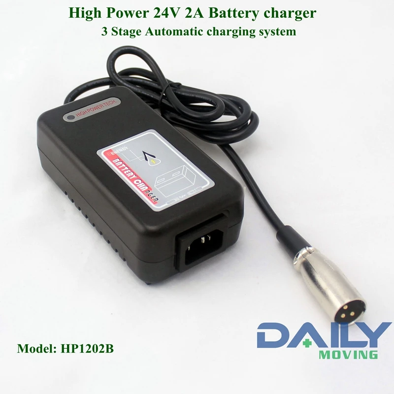 UL CE TUV HighPower 24V 2A lead acid battery Charger for Mobility ...