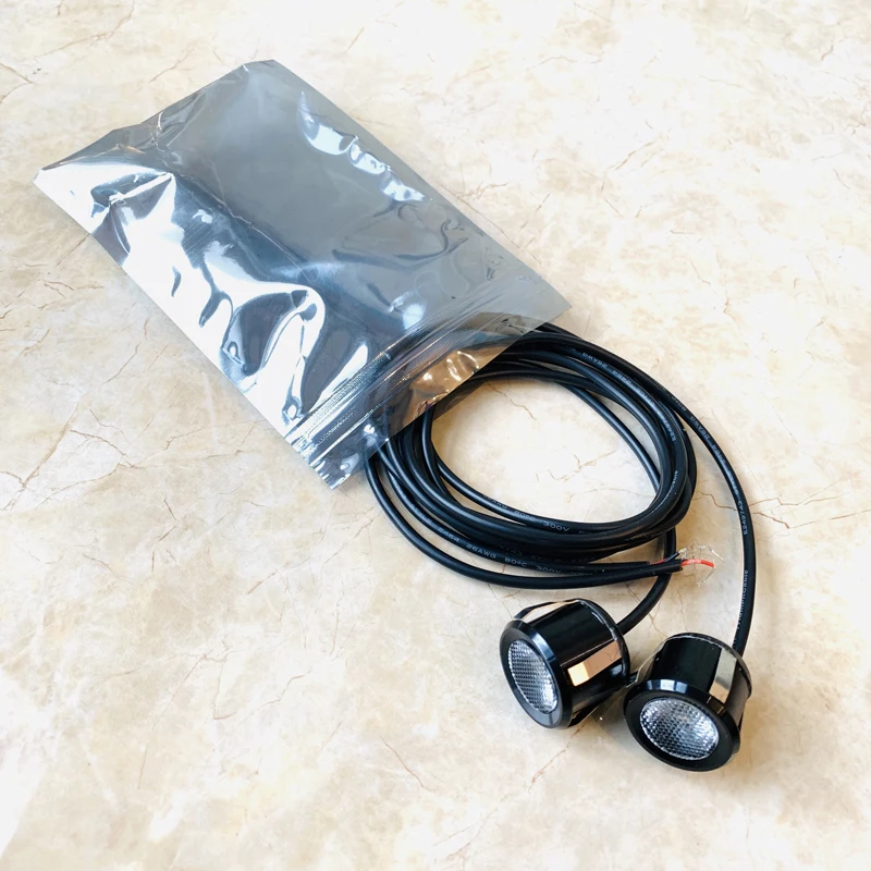 Reversing Radar Hole Mini Led Car Lamp 12v Autos Day Driving Styling ...