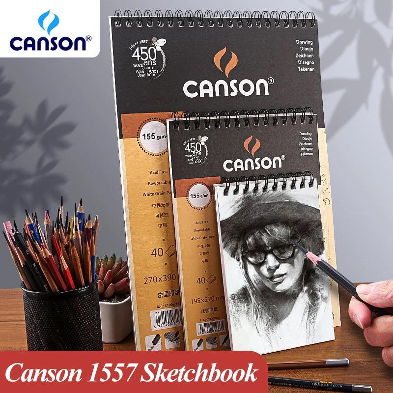 Canson-Sketchbook-8K-16K-40-Pages-Student-Art-Painting-Drawing ...