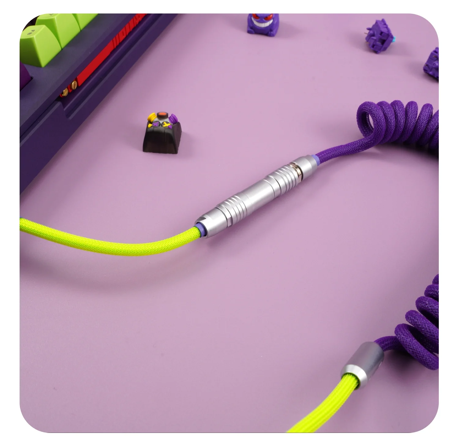Violet Mini Keyboard coiled cable Purple Electronics & Accessories ...