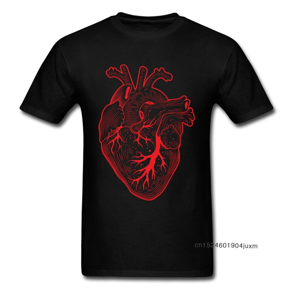 Men-s-T-Shirt-ANATOMICAL-HEART-Print-Tees-100-Cotton-T-Shirt-Short ...