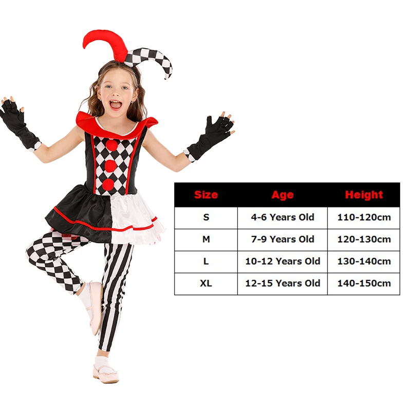 Jester Costume For Girls