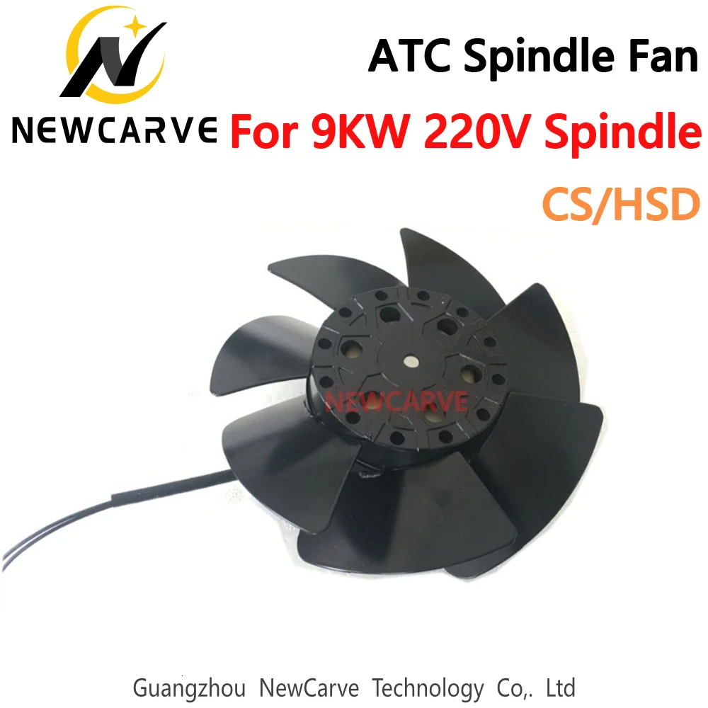 CNC Automatic Tool Change Spindle Motor Fan 220V Replace 9KW CS ATC ...