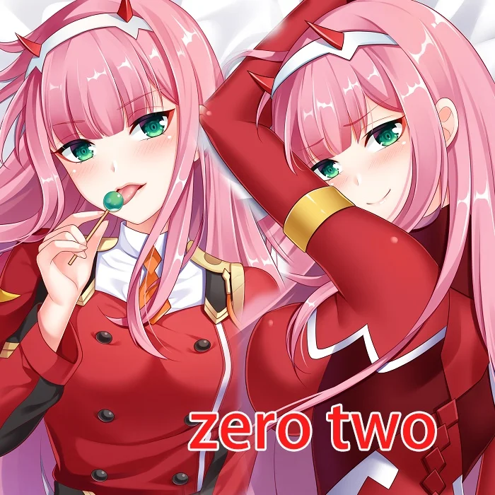 Game Darling In The Franxx Zero Two Dakimakura Hugging Body Pillow Case ...