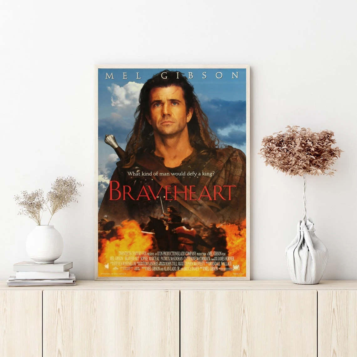 Mel Gibson Braveheart Poster