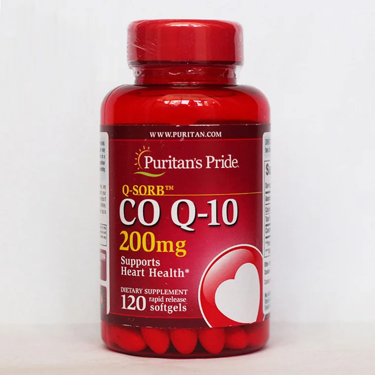 Free Shipping Co Q-10 200 Mg Supports Heart Health 120 Softgels - Coenzyme Q10 - AliExpress
