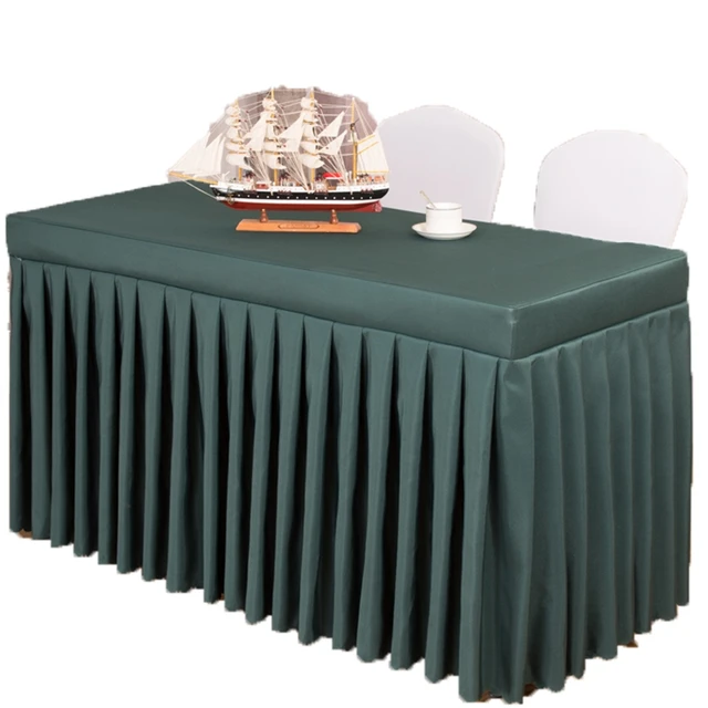Box Pleat Table Skirt