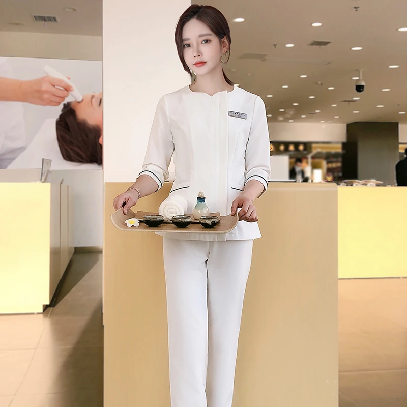 New-Designs-Beautician-Uniforms-for-Spa-Salon-Hotel-Waitress ...