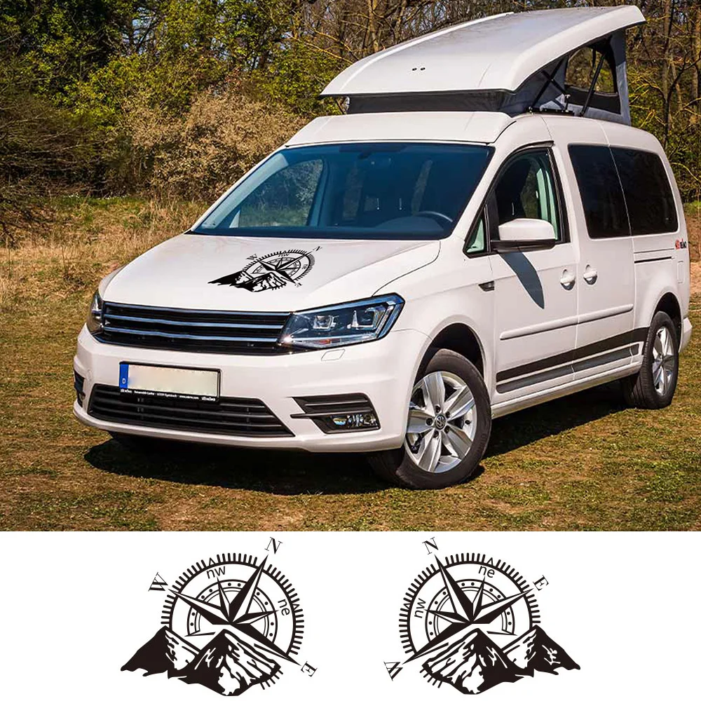 2PCS Car Stickers For Volkswagen VW Caddy MK1 MK2 MK3 2 3 4 Maxi Kombi ...