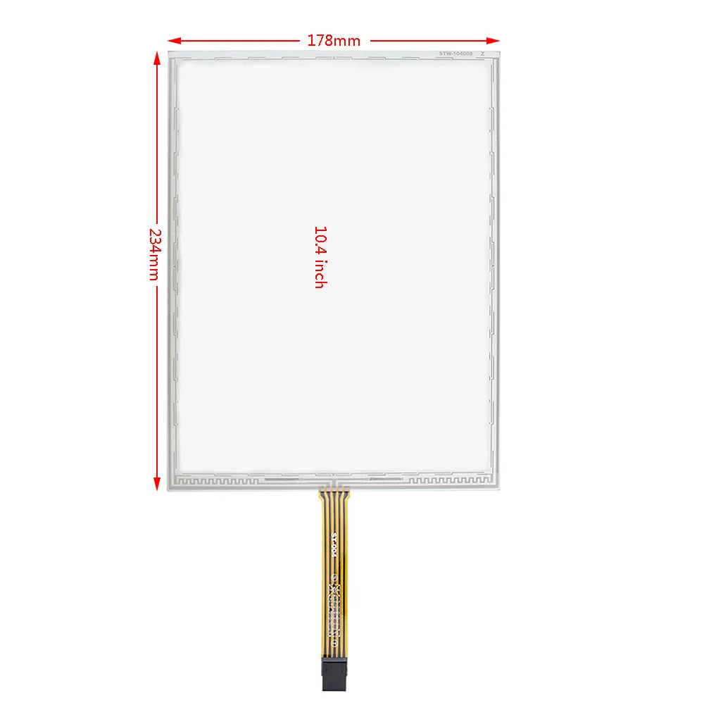10.4 Inch For Amt 2507 Touchpad 5 Wire Resistive Touch Screen Glass 234 ...