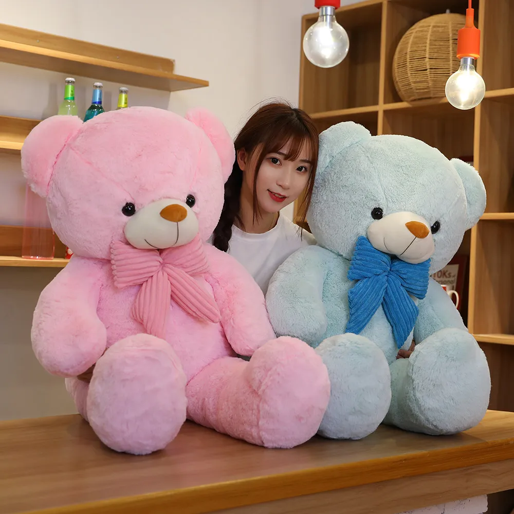 New-Pink-Blue-Lovely-Teddy-Bear-Plush-Toys-For-Children-Stuffed-Soft ...