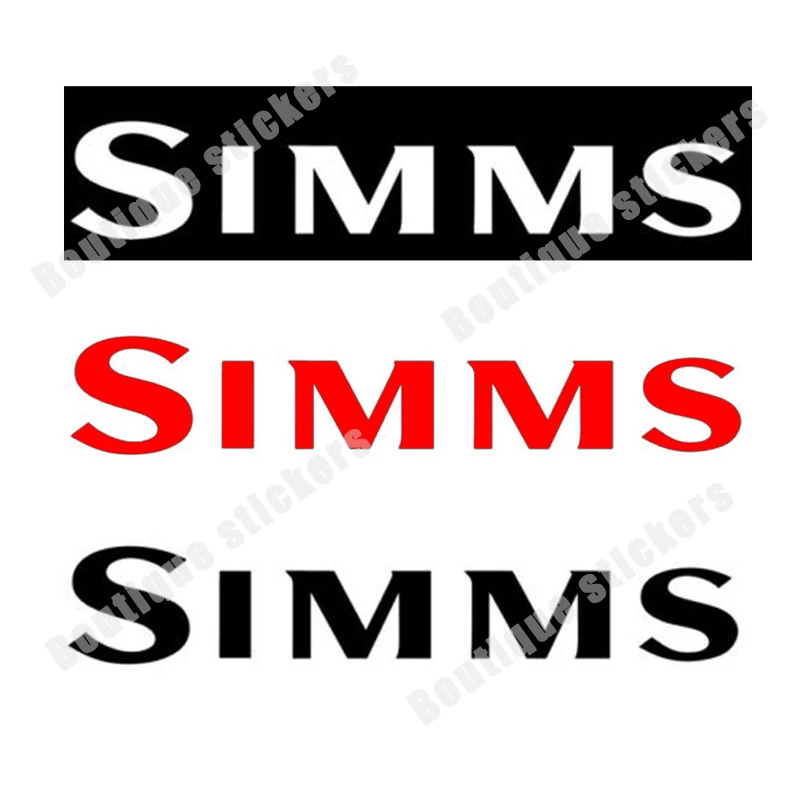 Simms Fishing Window Decal Reefer Box Wading Jacket Gloves Pants Bib ...