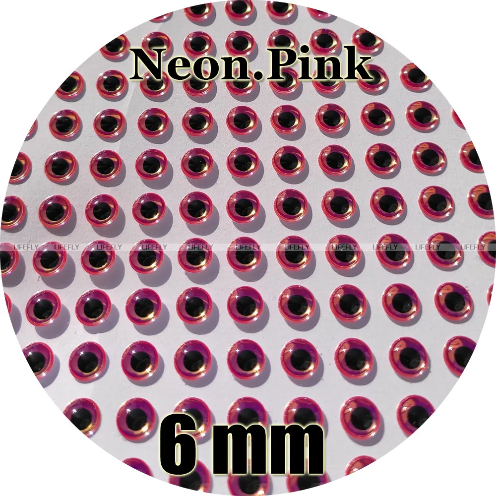 6mm 3d Fluorescent Neon Pink / Wholesale 450 Soft Molded 3d Holographic ...