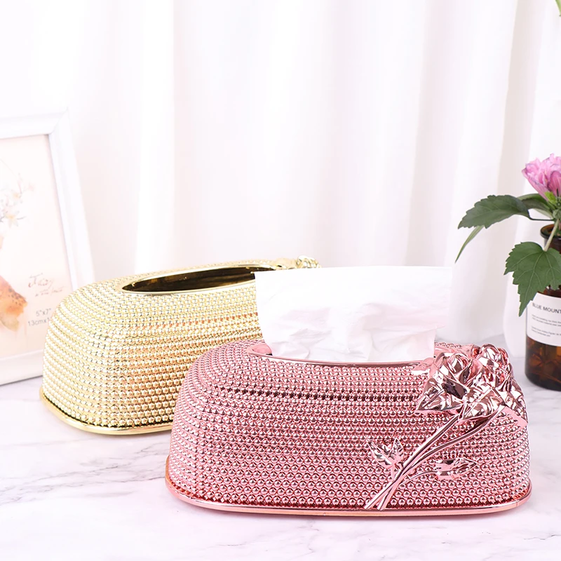 European Style Acrylic Tissue Box Fashion Creative Desktop Kitchen ...