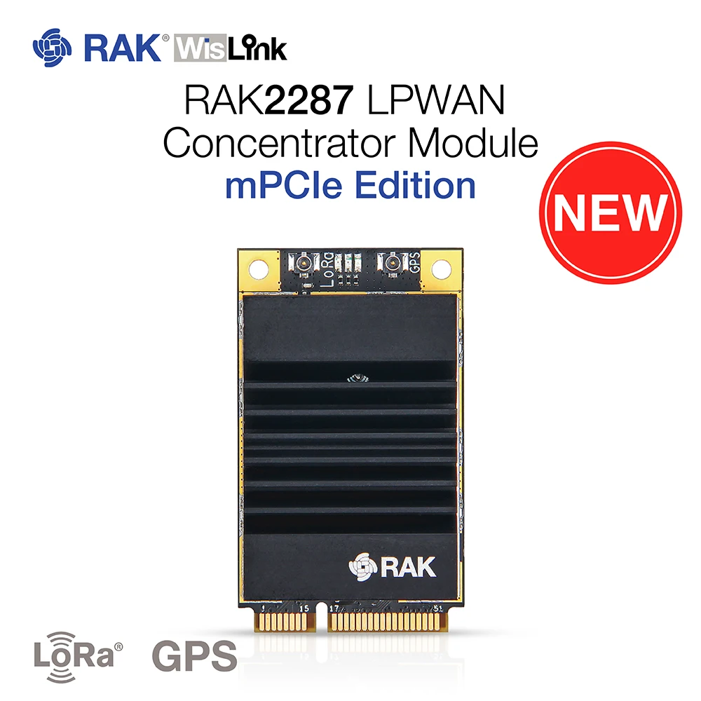 Módulo concentrador RAK2287 LPWAN mini pcie basado en Semtech SX1302 ...