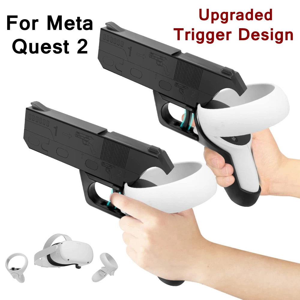 Meta Oculus Quest 2 Gun Stock VR 컨트롤러 향상된 FPS 게임 슈팅 경험 Meta Quest 2 ...