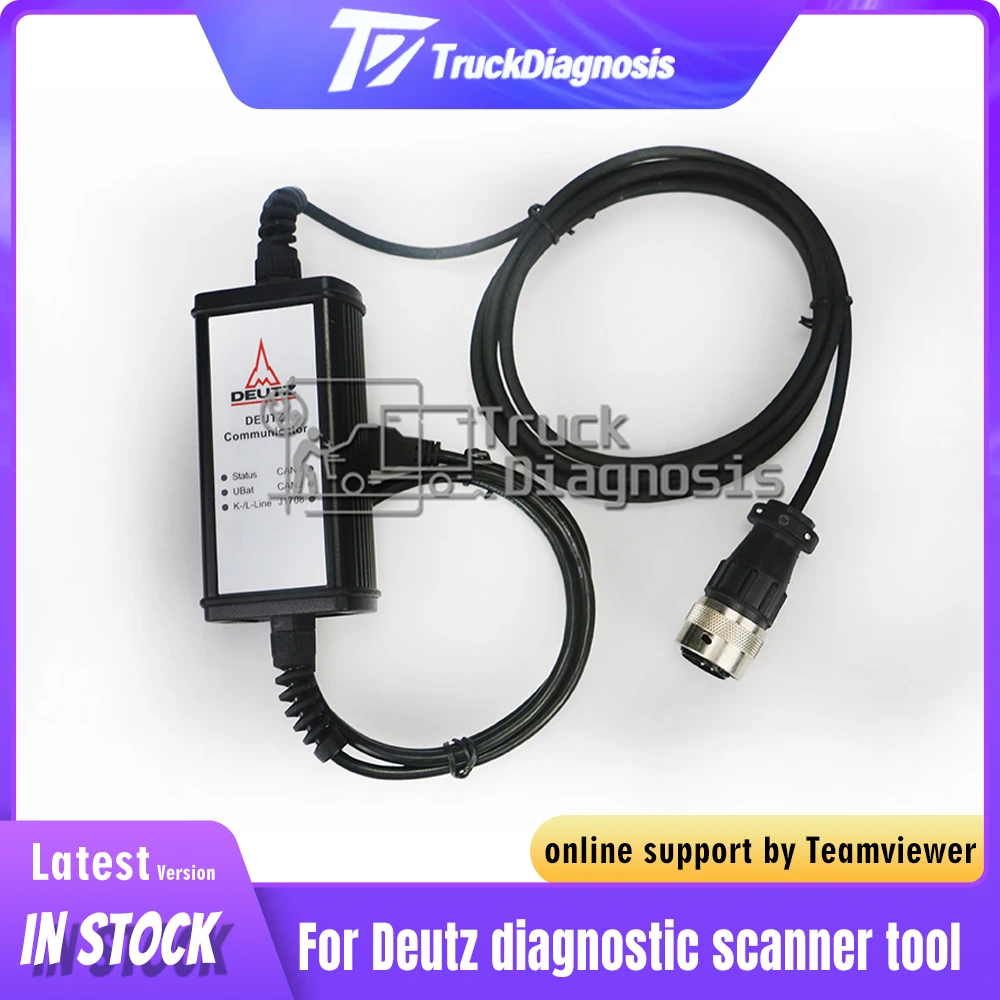 Deutz DeCOM SerDia 소프트웨어 지원 CAN K/L Line J1708 프로토콜, Deutz DECOM 진단 스캐너 ...
