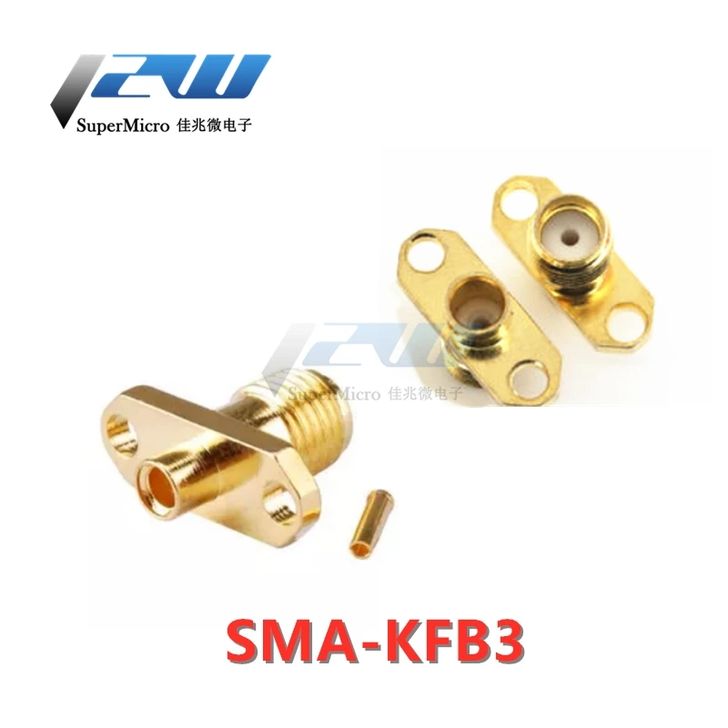 RF SMA KFB3 semi steel semi flexible RG402 jumper head HF SMA female flanged SFT50 3 connector ...
