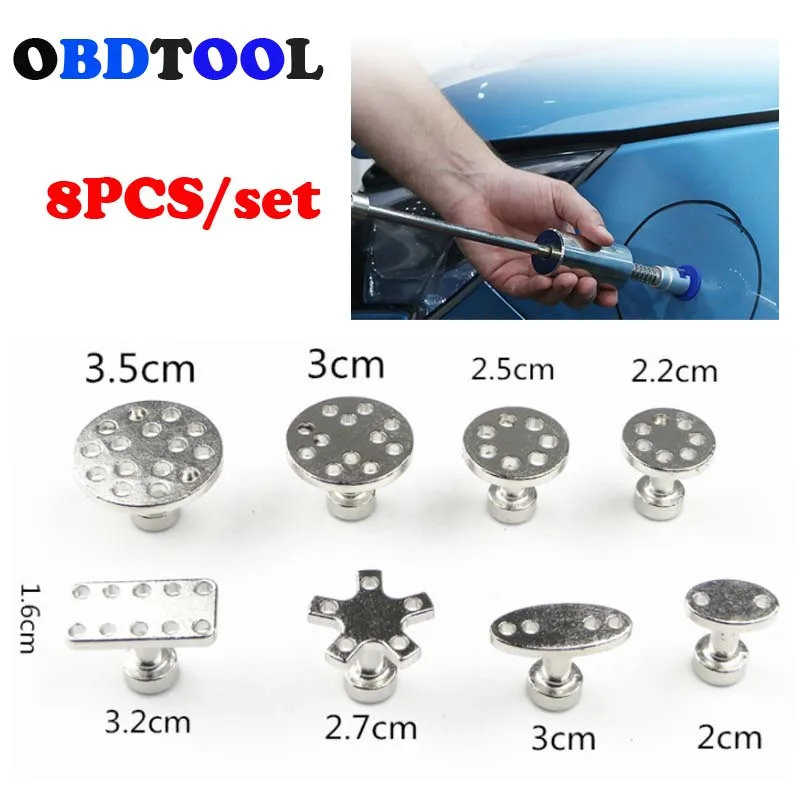 8-Size-Auto-PDR-Tool-Kit-Aluminum-Glue-Puller-Tabs-for-Dent-Pullers ...
