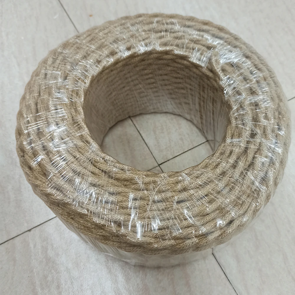 Câble-fil,Câble Torsadé Flexible Tressé en Fil de Chanvre V, Accessoire ...