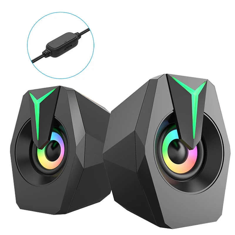 Computer-Speakers-with-RGB-Backlit-PC-Speaker-Subwoofer-Sound-Speaker ...