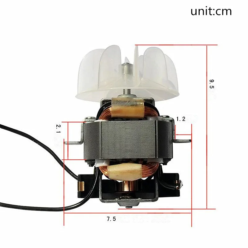 AC220V 50HZ hairdryer AC motor 14500rpm,Single phase High power hair ...