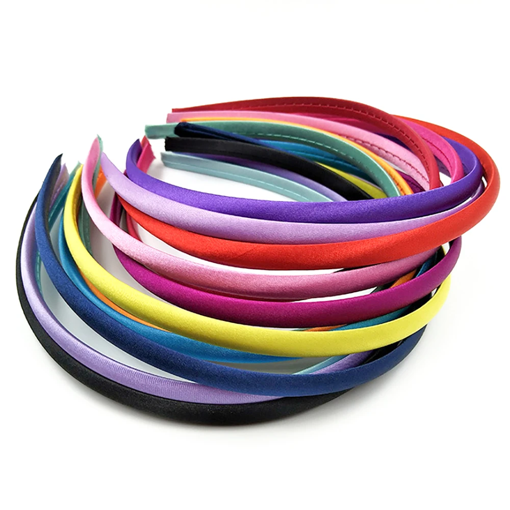 10pcs 10mm Bright Satin Headband Base Blank Bezel Setting For Hair ...