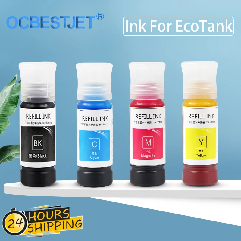 103 Refill Dye Ink For Epson EcoTank L1110 L3100 L3110 L3111 L3116 ...