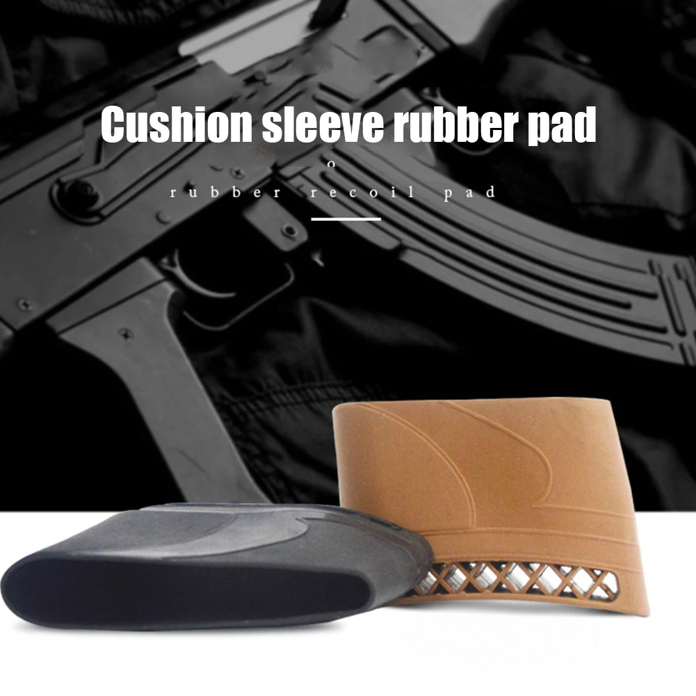 Rifle-Buttstock-Rubber-Recoil-Pad-Shock-Absorber-Anti-Slip-Gun-Butt ...