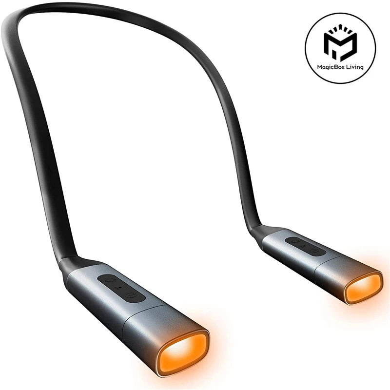 USB Rechargeable Neck Light Book Light for Reading in Bed at Night 3 ...