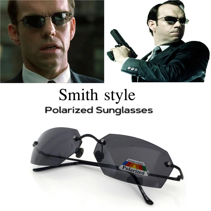 Matrix-Agent-Smith-Style-Sunglasses-Men-Polarized-Driving-Sun-Glasses ...