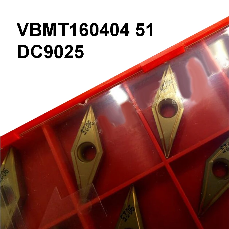 오리지널 한국 10 개 VBMT 160404 VBMT160404 51 DC9025 카바이드 인서트 선반 공구 터닝 커터 커터기구 ...